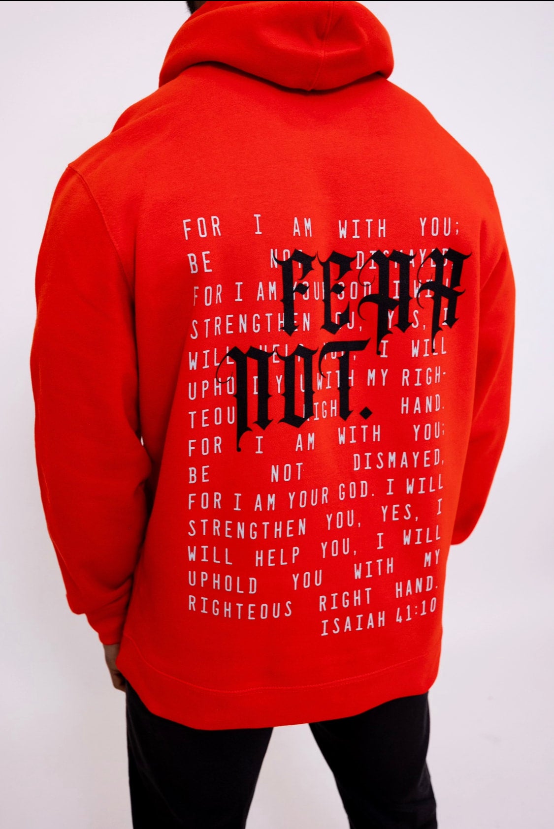 Fear Not Hoodie - Fiery Red | Impact Clothing